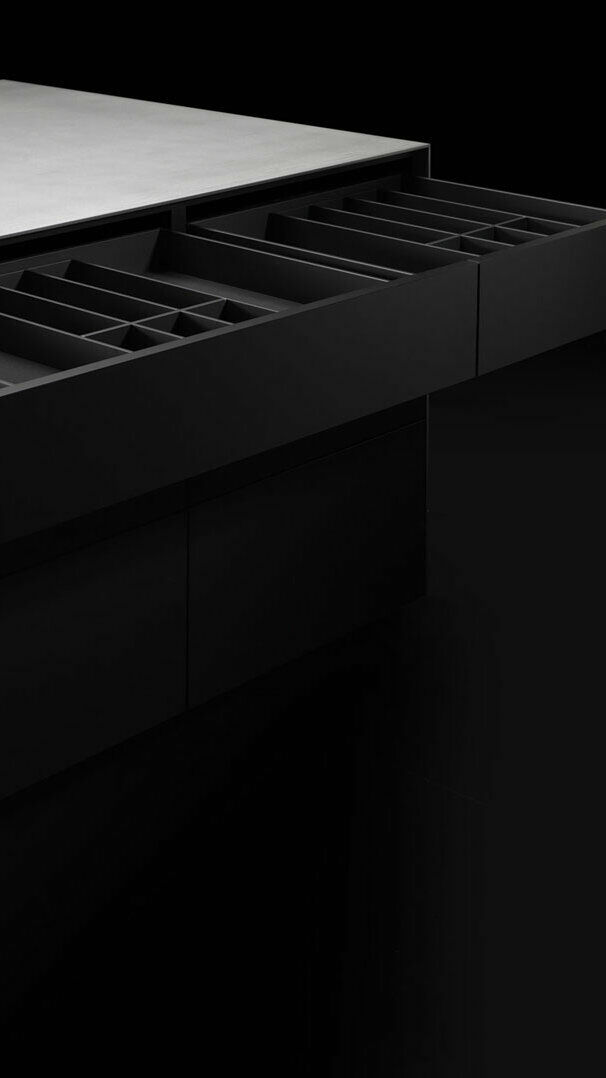 Vionaro V8 - Drawer with thin drawer side — GRASS